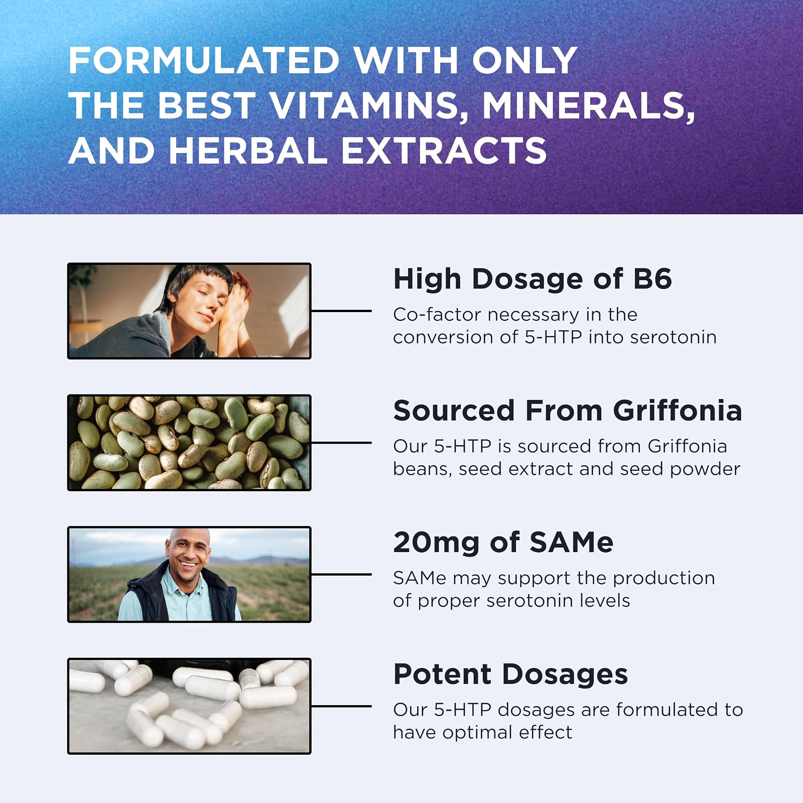 5-HTP Plus for enhanced well-being