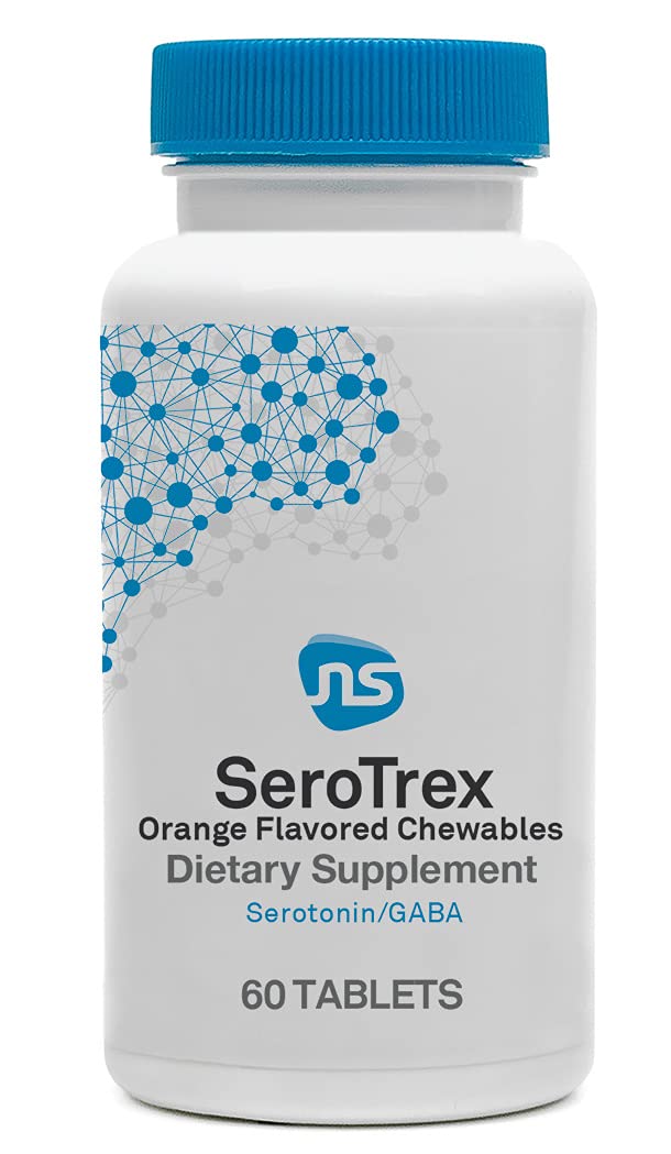 5-HTP stress relief supplement tablets