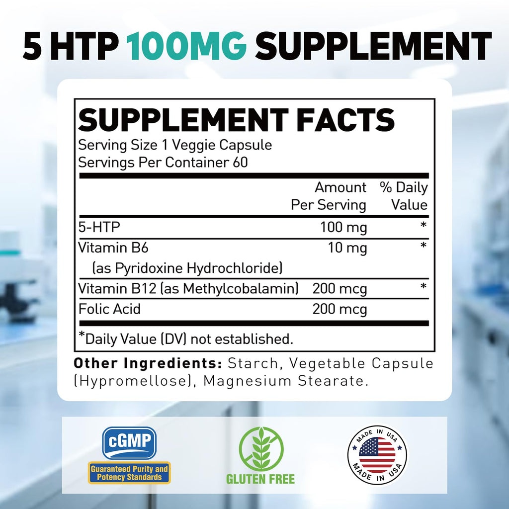 5-HTP supplement for improved mood