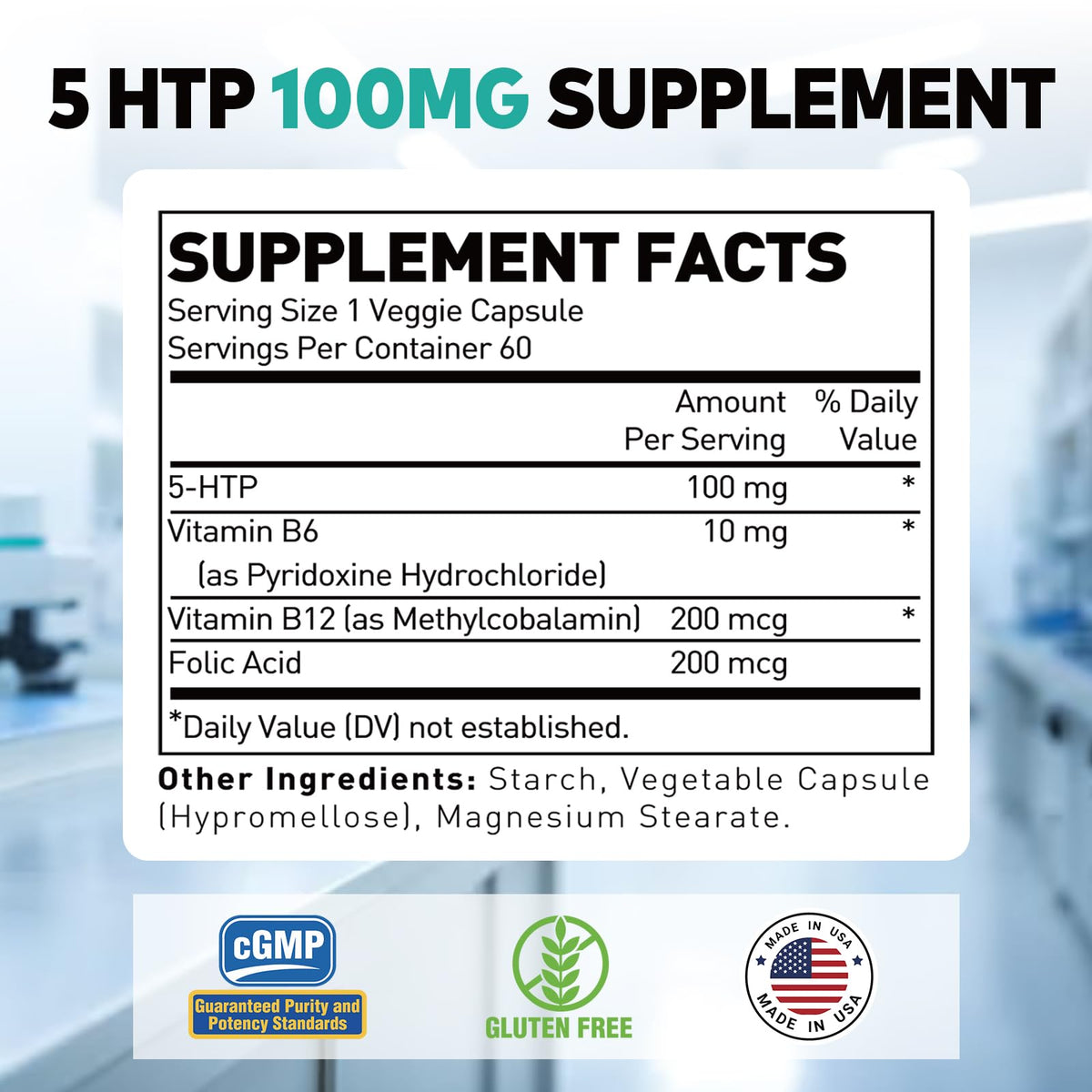 5-HTP supplement for improved mood