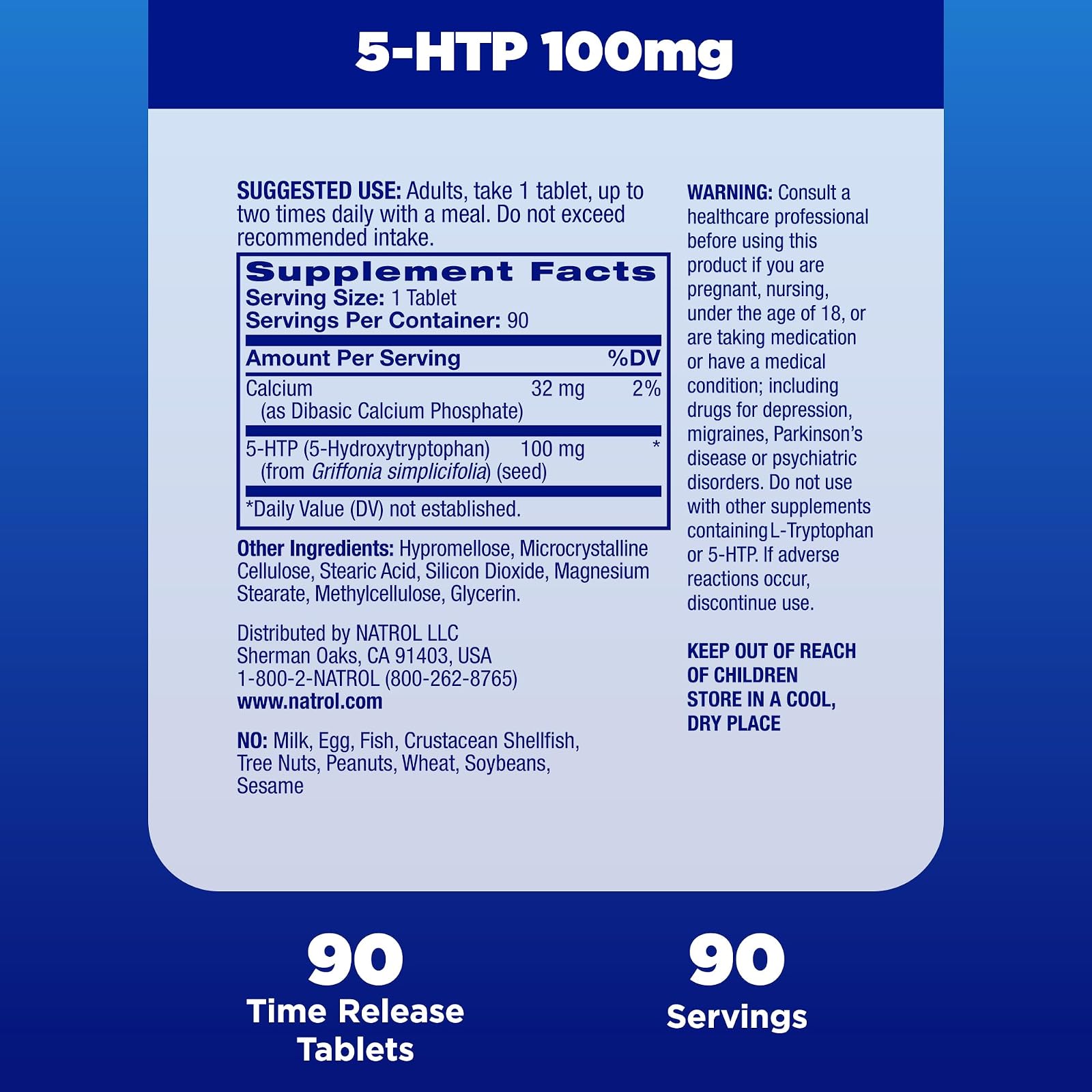 5-HTP tablets for stress relief