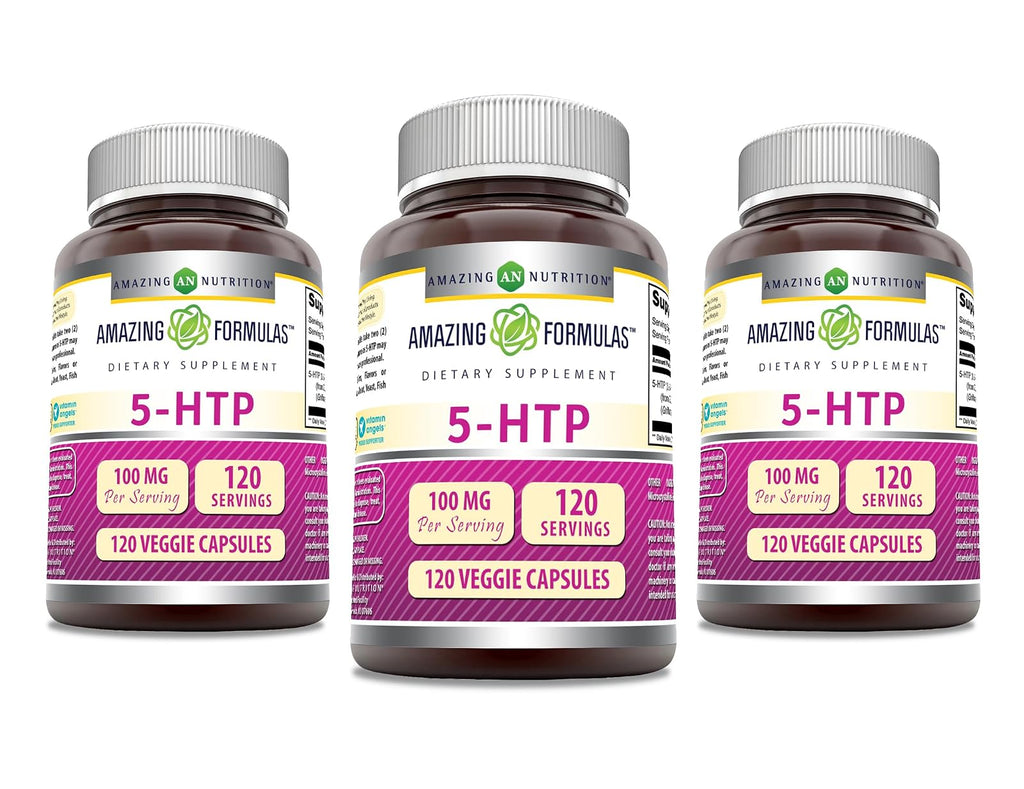 5-HTP veggie capsules for mood support