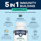 5-in-1 elderberry capsules for adults