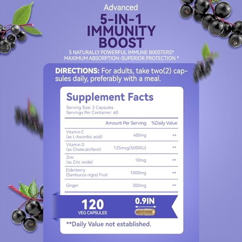 5-in-1 elderberry health benefits