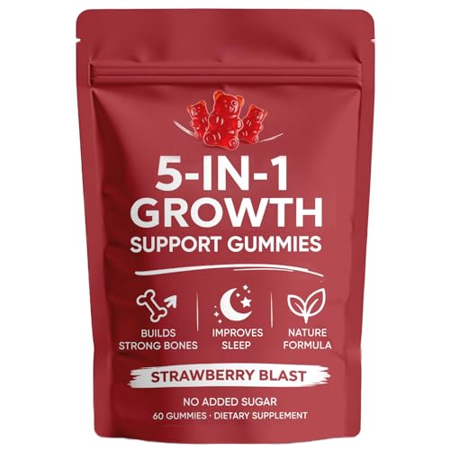 5 in 1 growth gummies for strong bones