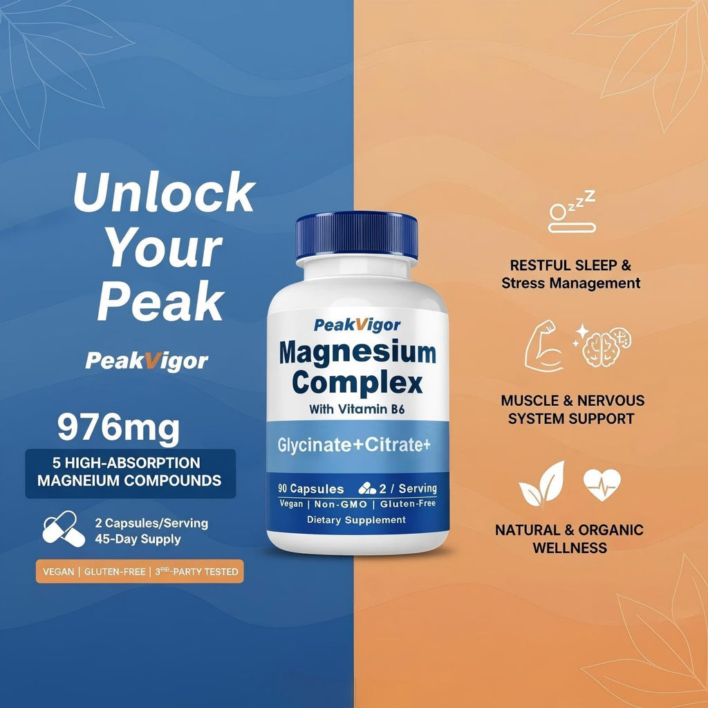 5 in 1 magnesium supplement capsules