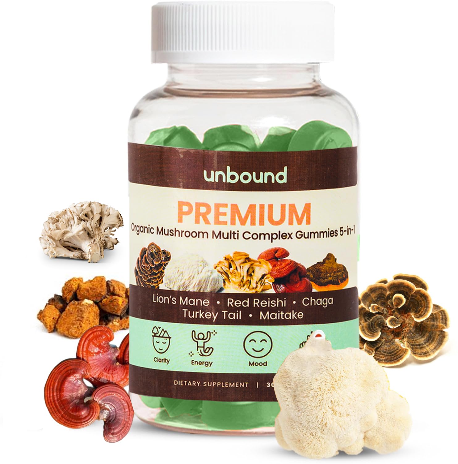 5-in-1 mushroom complex benefits