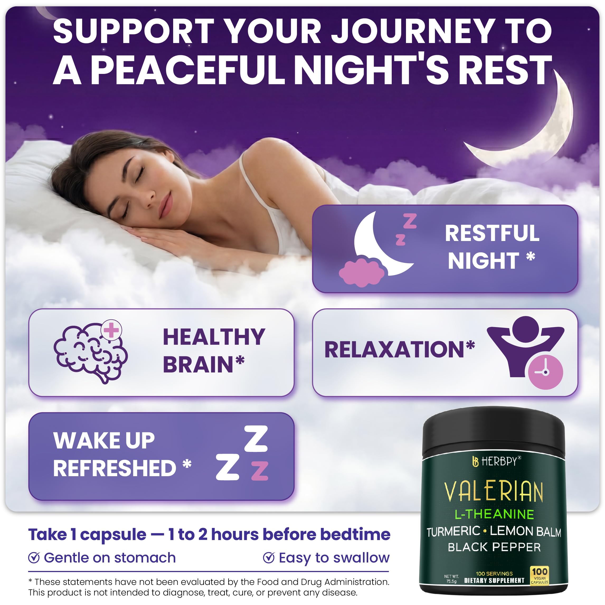 5-in-1 valerian supplement benefits