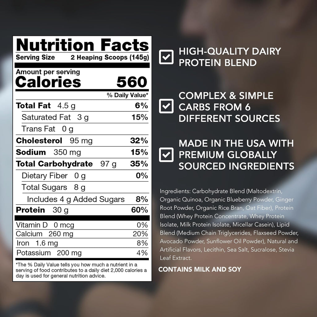 5 lb clean gainer protein