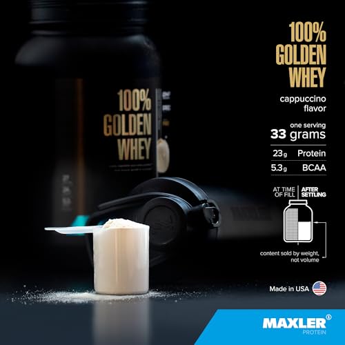 5 lb Maxler whey protein tub