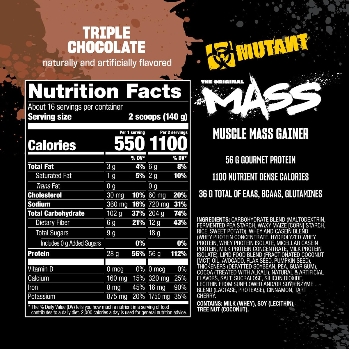 5 lb weight gainer protein tub