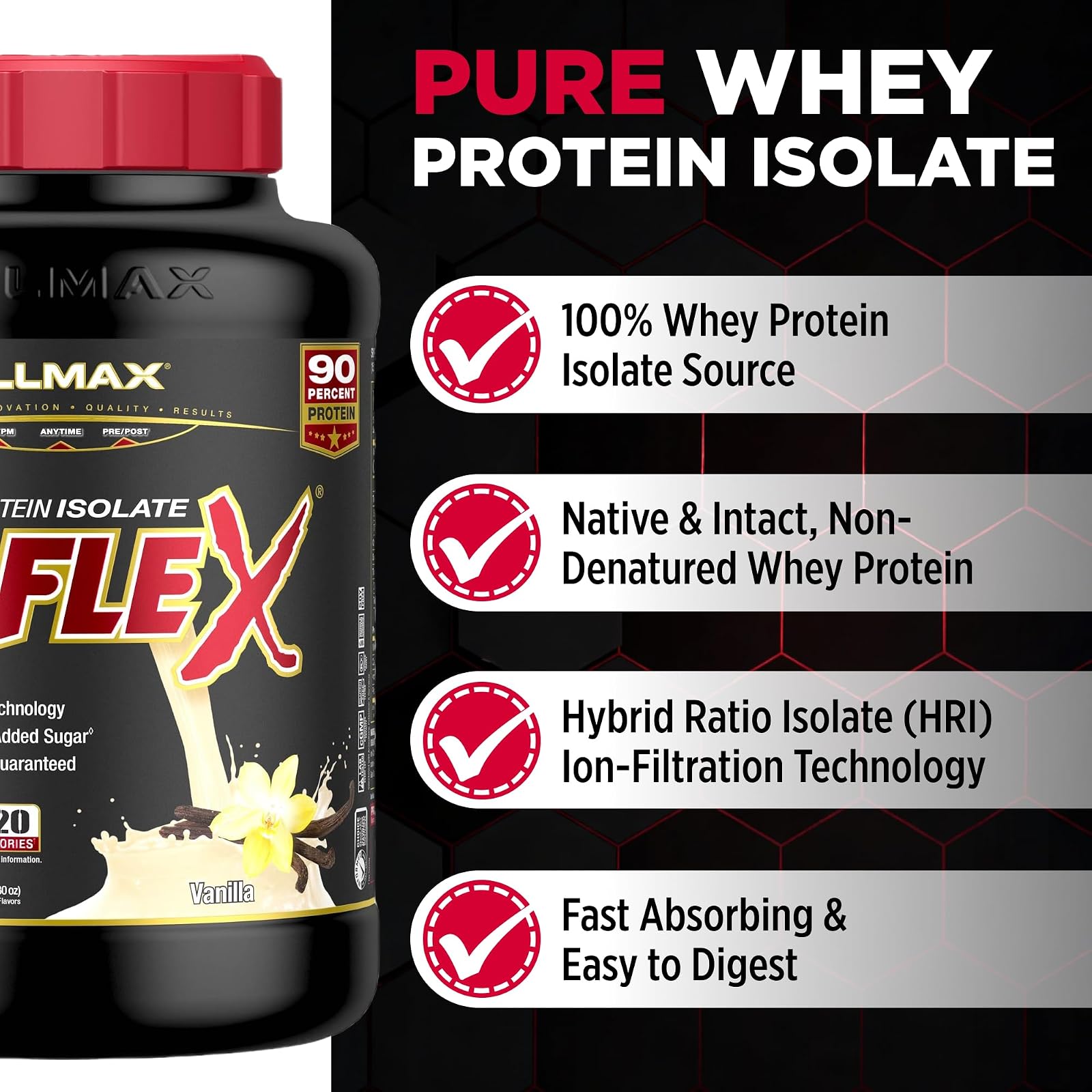 5 lb whey protein isolate tub