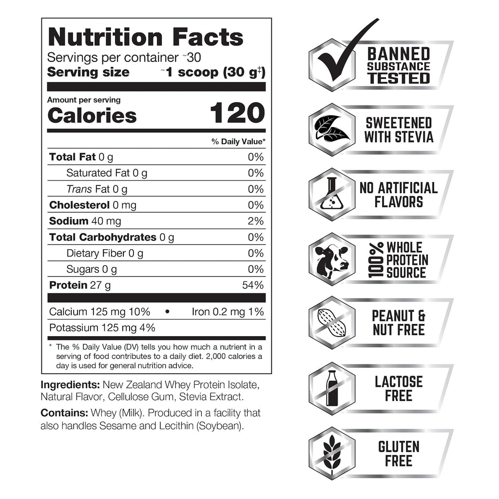 5 lb whey protein tub