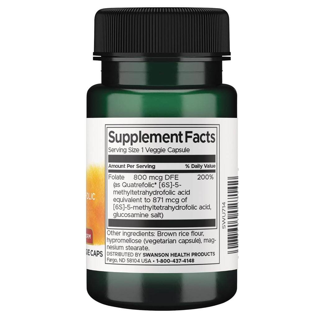 5-Methyltetrahydrofolic Acid supplement benefits