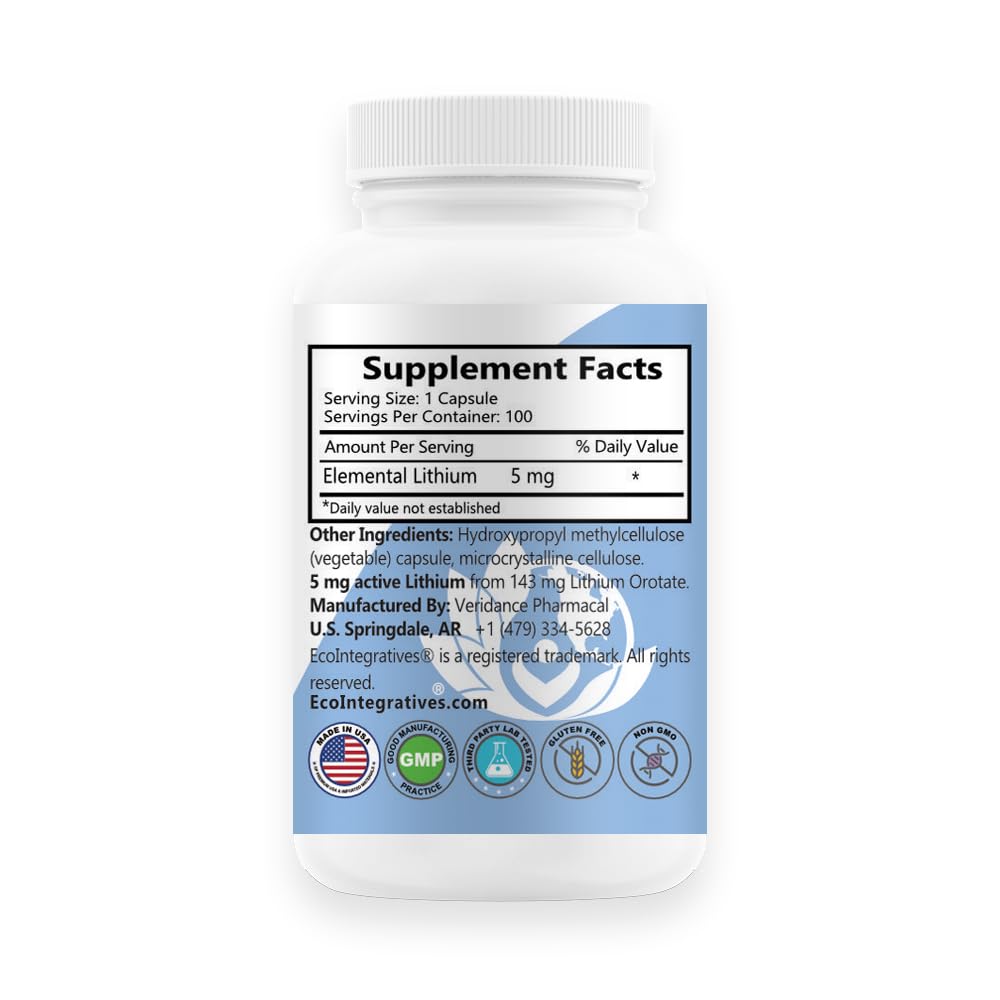 5 mg Lithium-Oro trace minerals