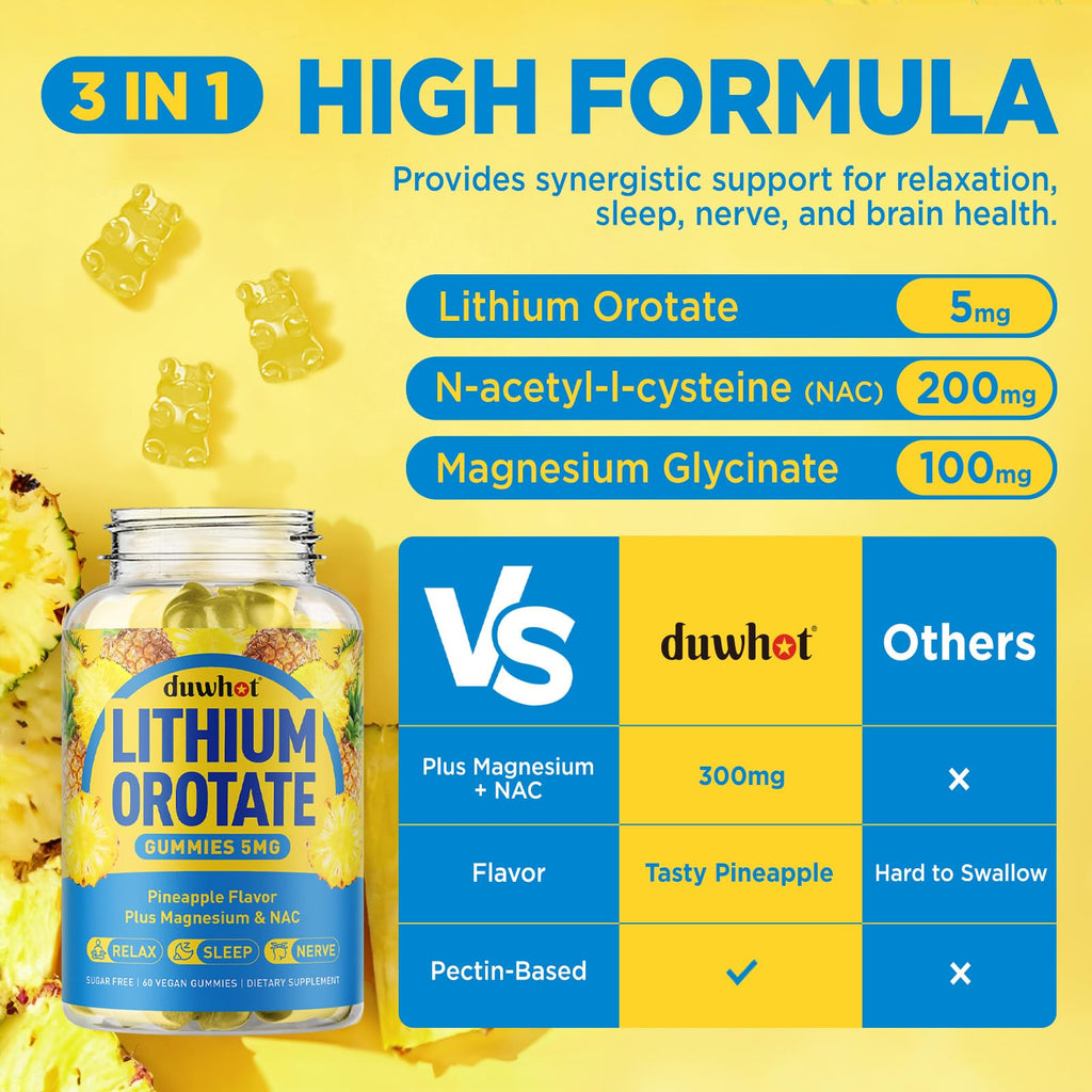 5 mg lithium orotate chewable supplements