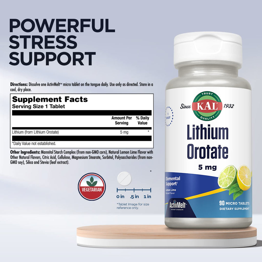 5 mg lithium orotate dosage