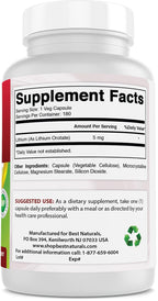5 mg Lithium Orotate for mood support