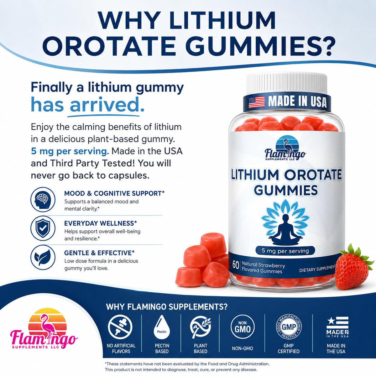 5 mg Lithium Orotate for stress relief