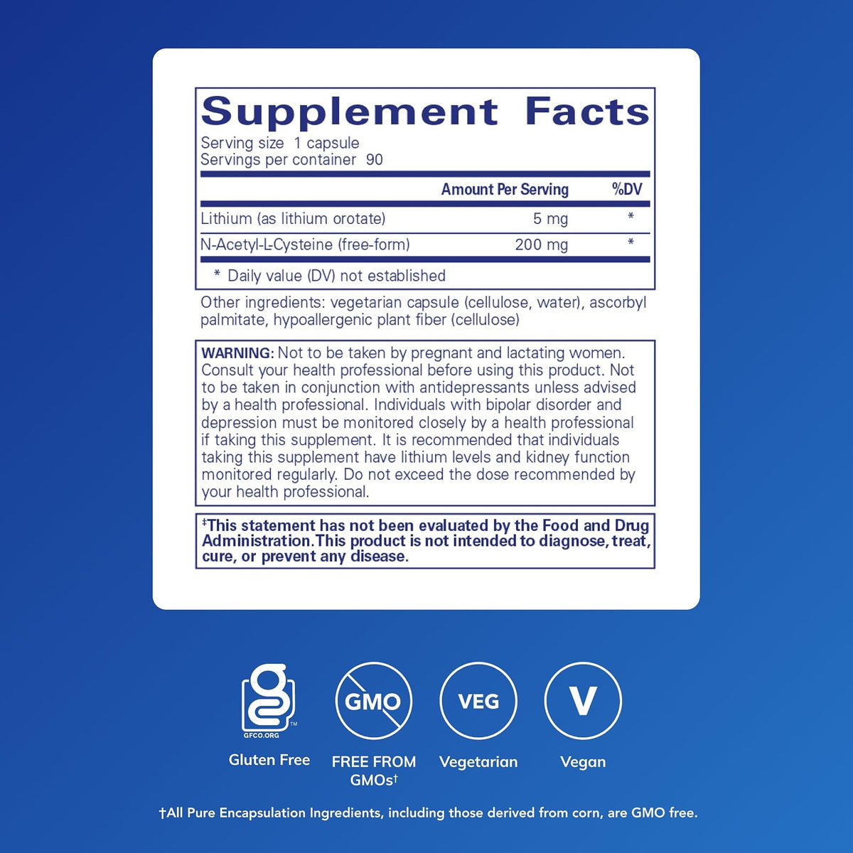 5 mg Lithium Orotate supplement benefits