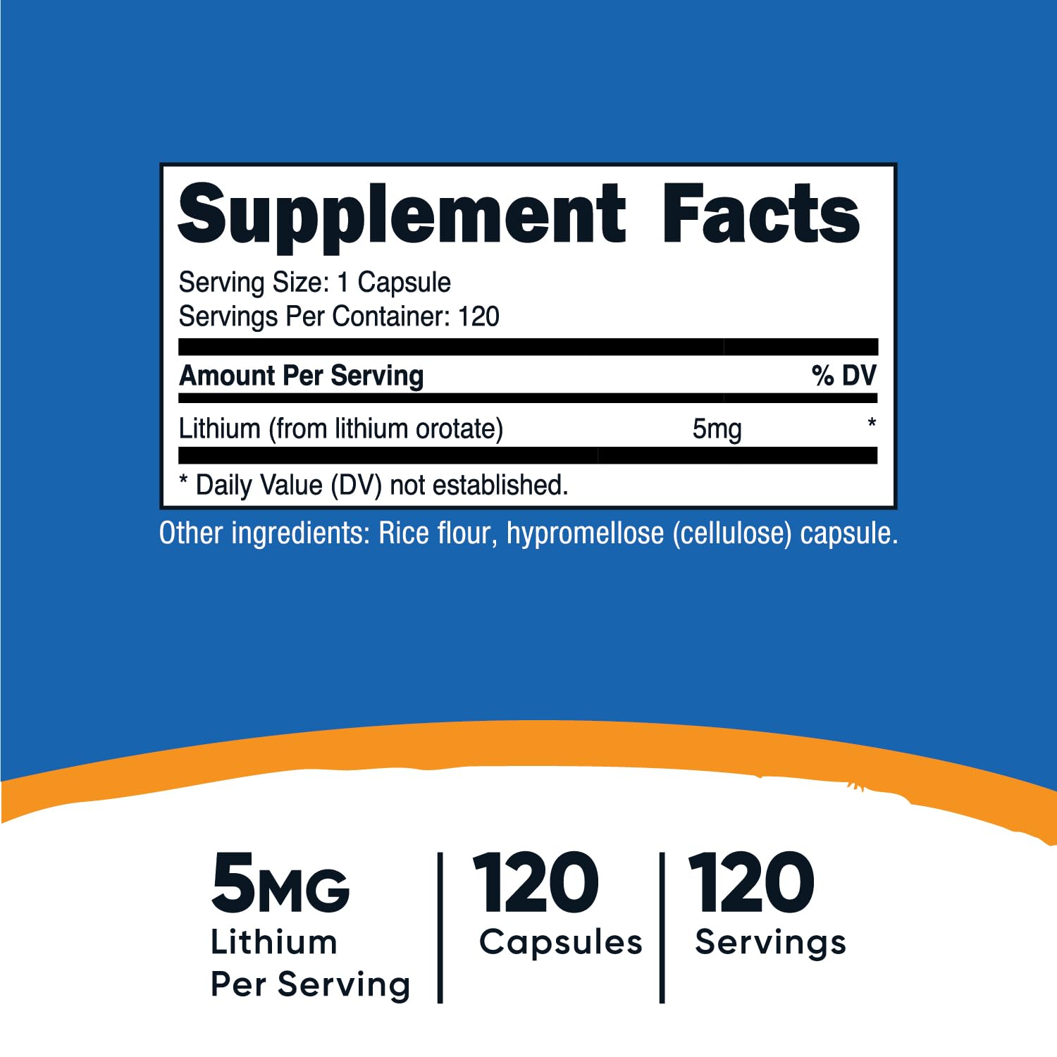 5 mg Lithium Orotate supplement benefits