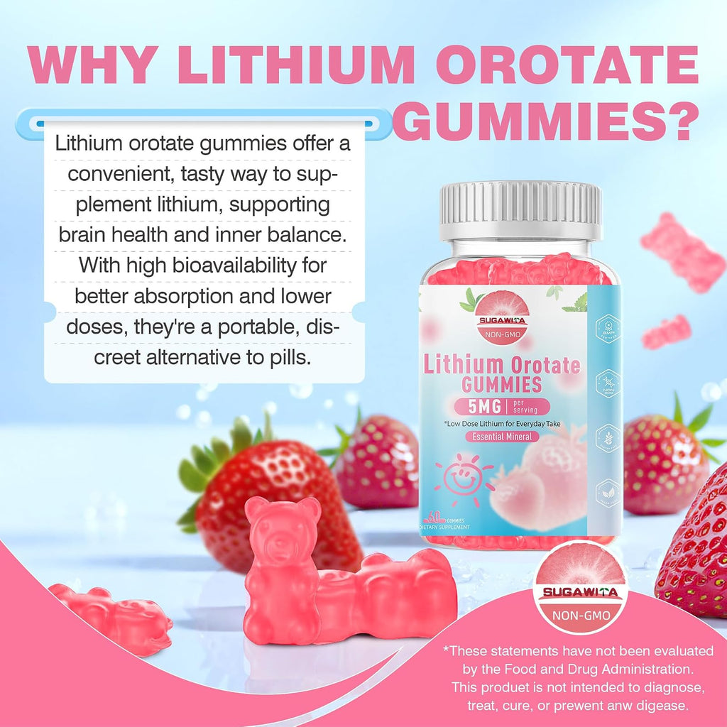 5 mg Lithium Orotate trace minerals