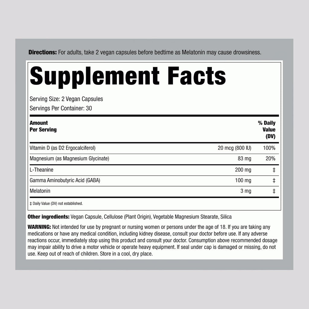 5 mg melatonin capsules for relaxation