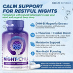 5 mg Melatonin capsules for relaxation