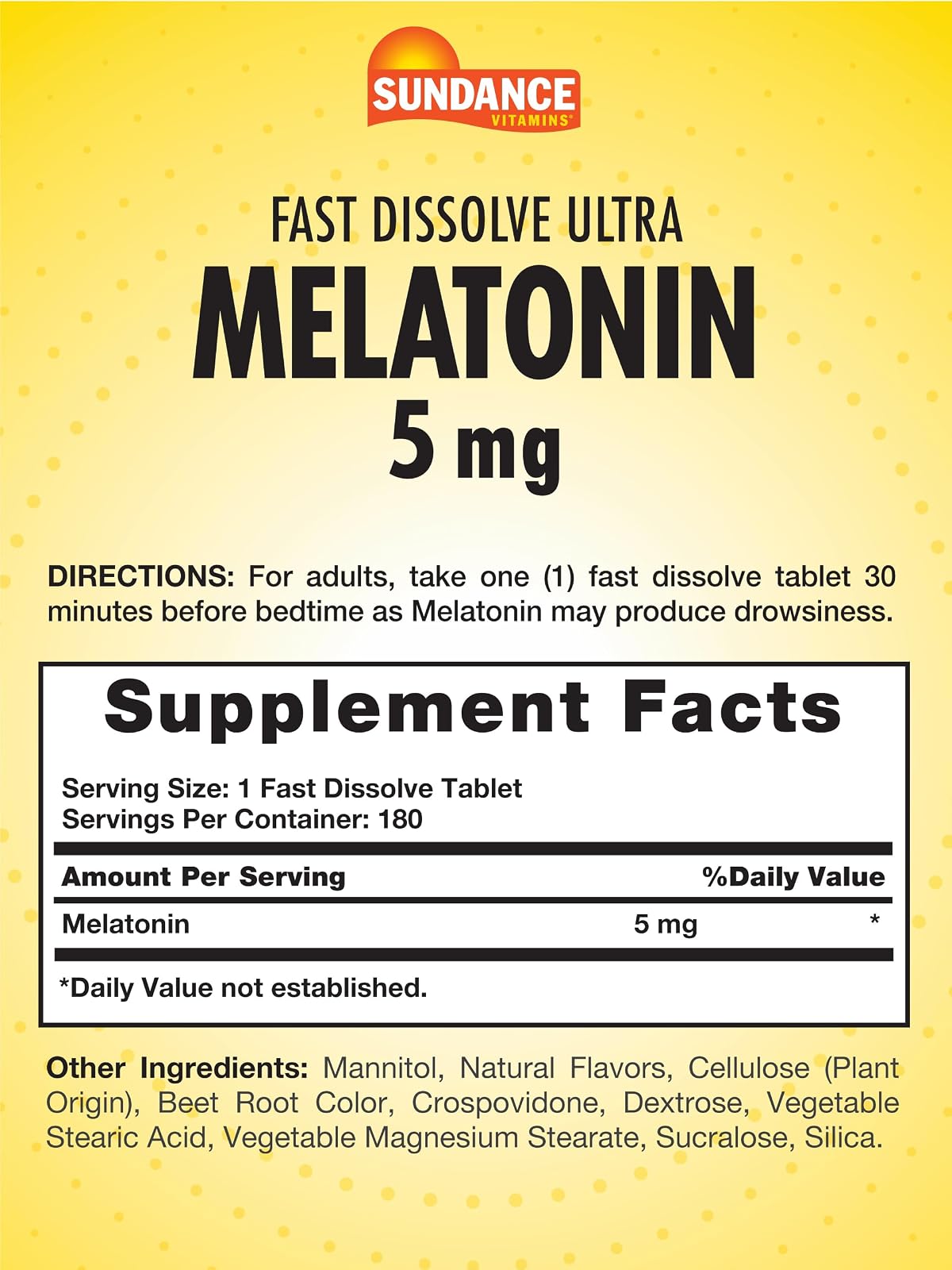 5 mg melatonin for restful nights