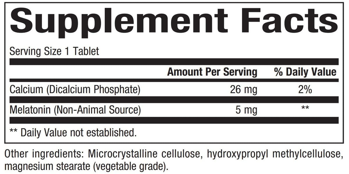 5 mg melatonin for restful nights