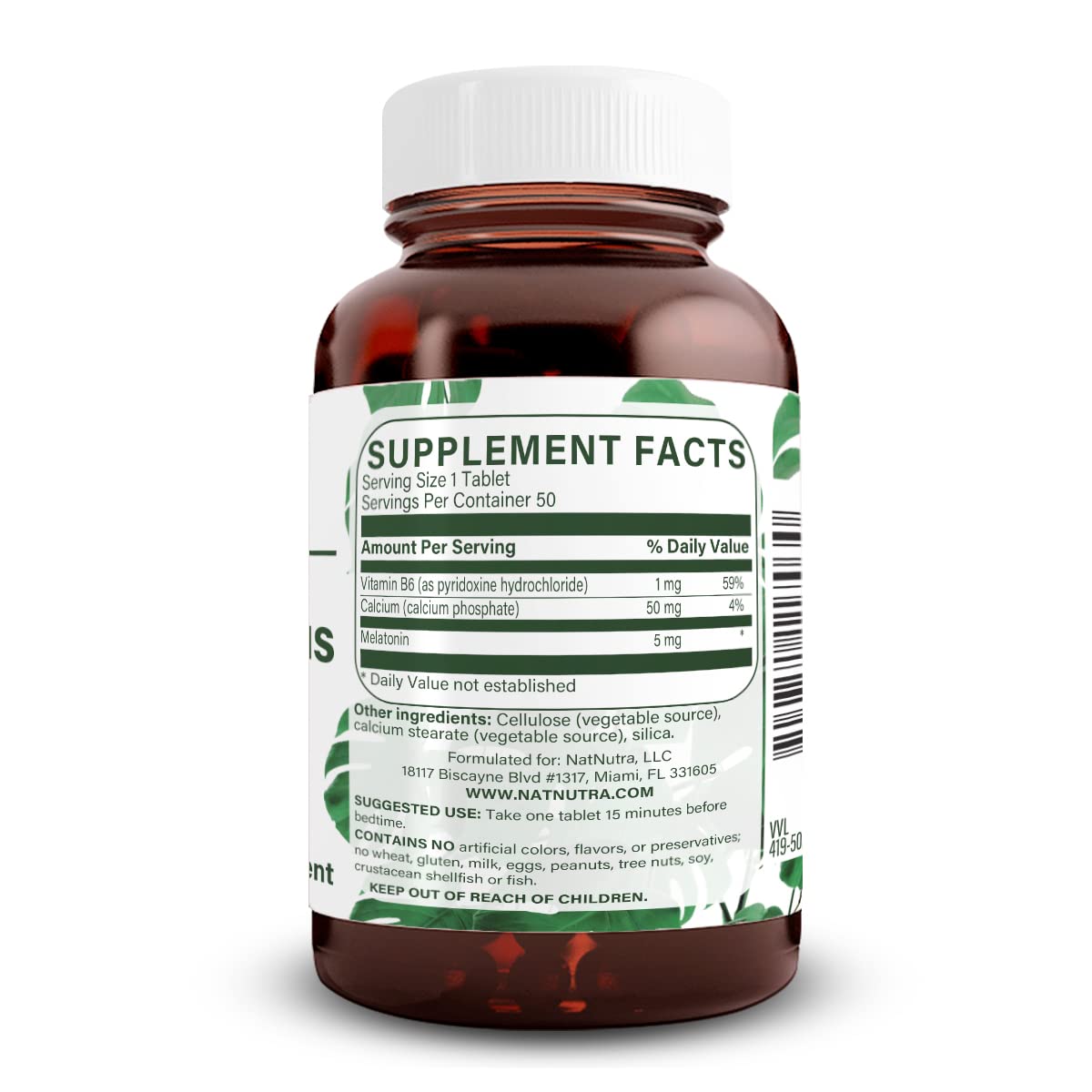 5 mg melatonin for restful nights