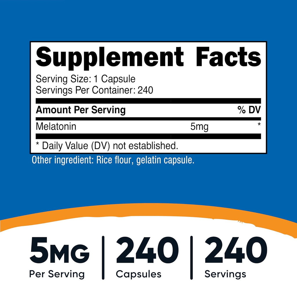 5 mg melatonin for restful nights