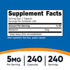 5 mg melatonin for restful nights
