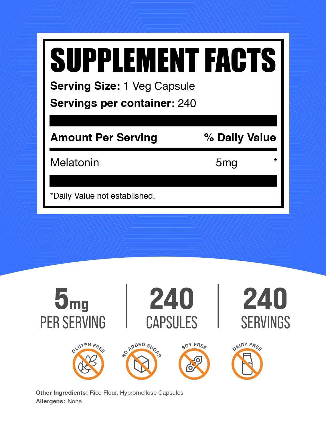 5 mg melatonin for restful nights
