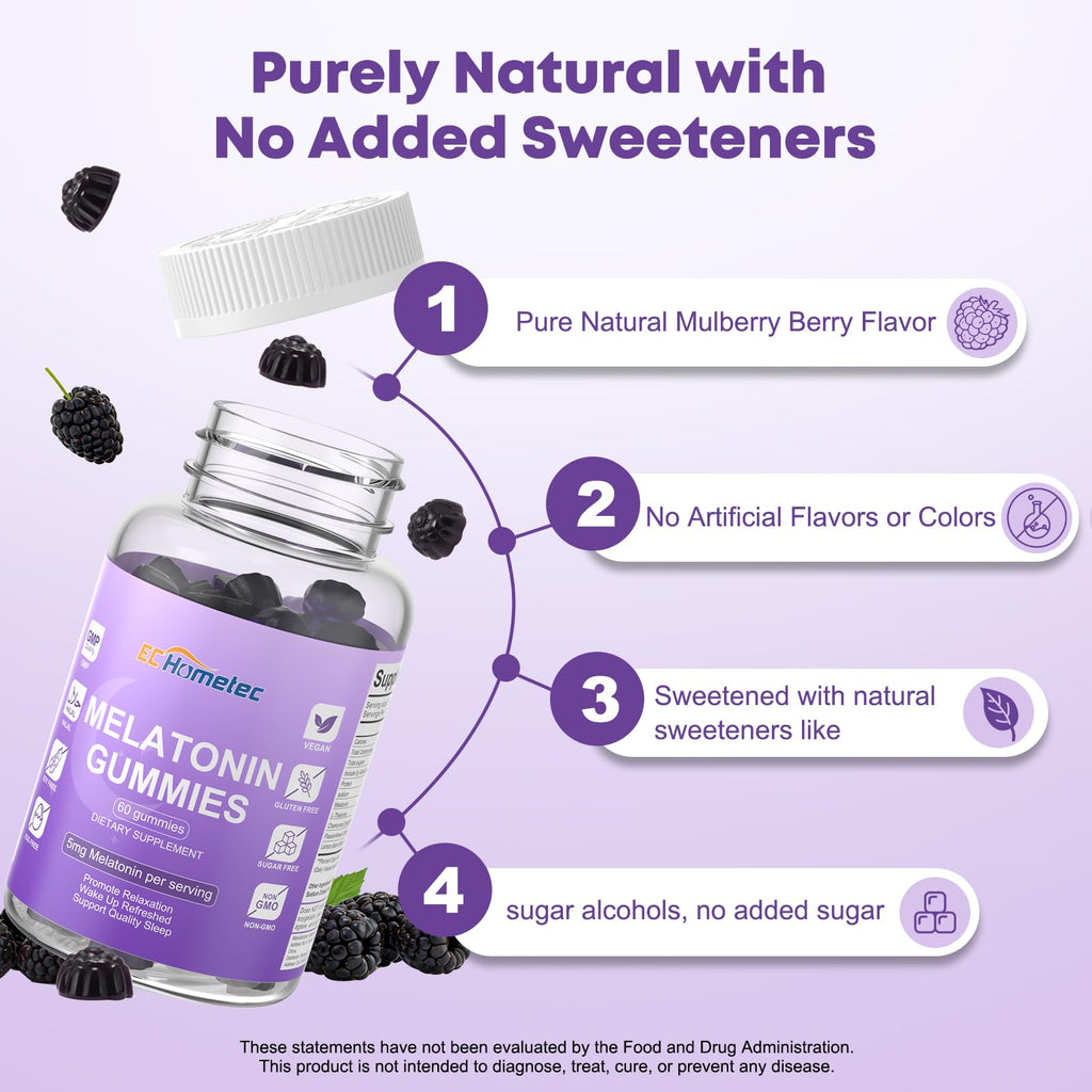 5 mg melatonin for restful nights