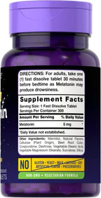 5 mg melatonin for restful sleep
