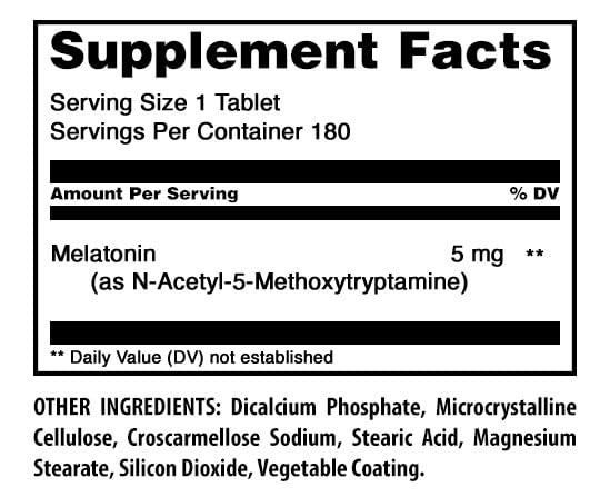 5 mg melatonin for restful sleep