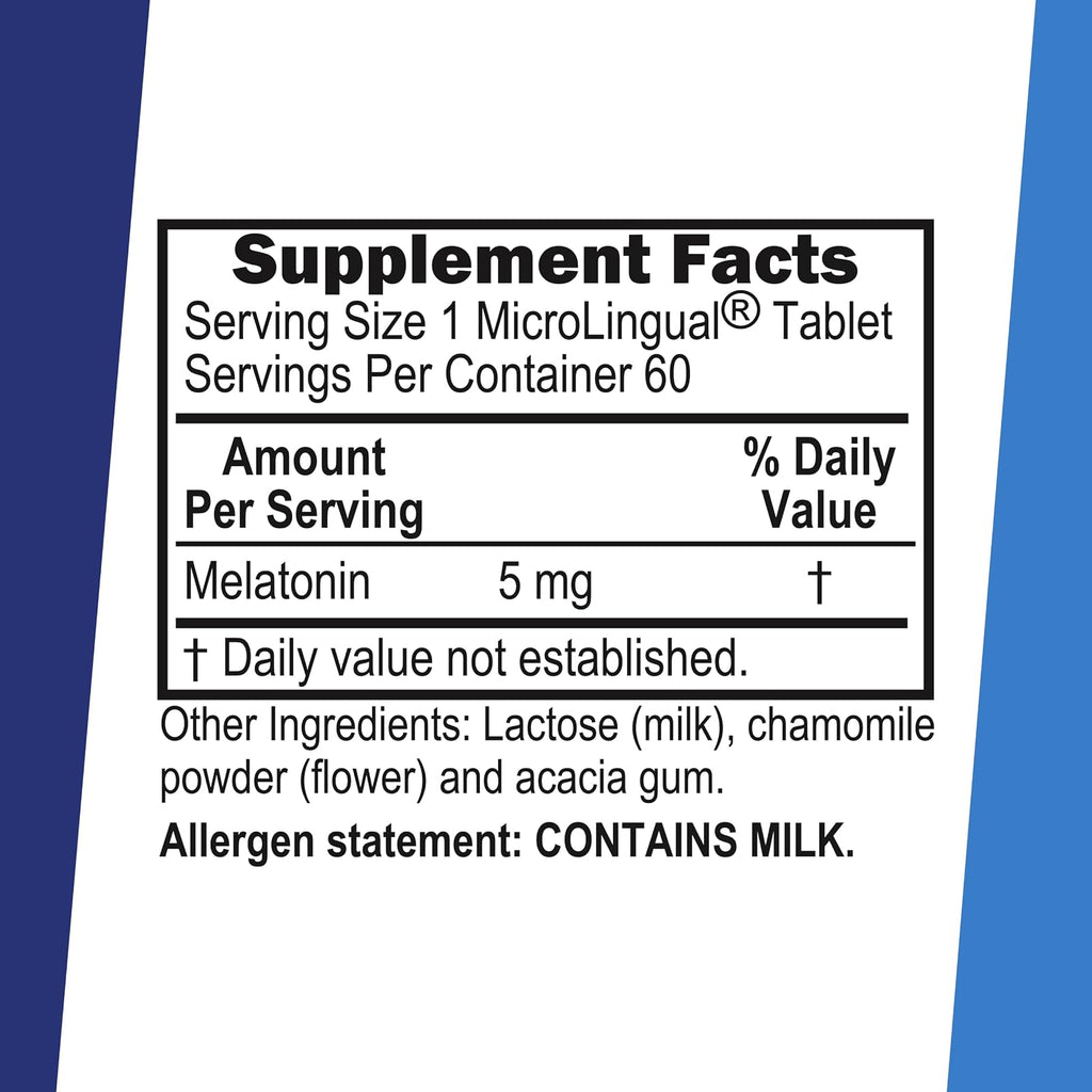 5 mg melatonin for restful sleep