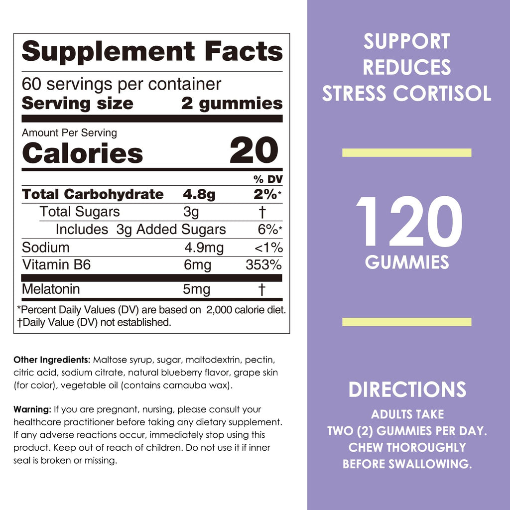 5 mg melatonin gummies for relaxation