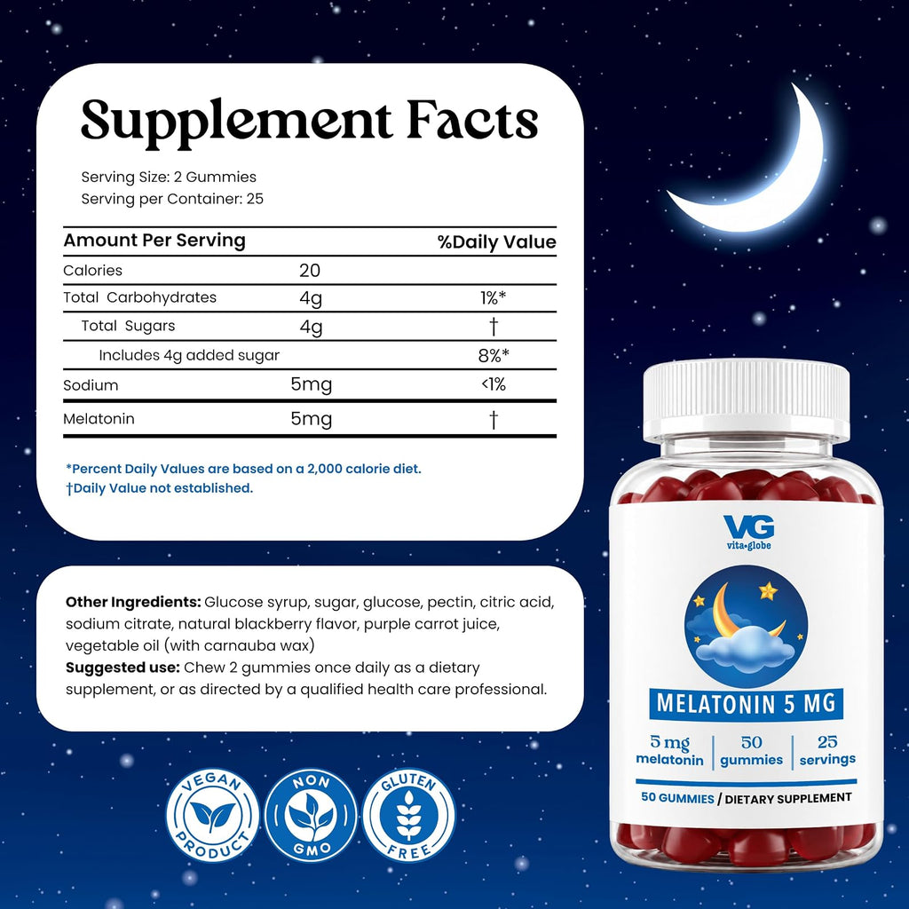 5 mg melatonin gummies for relaxation