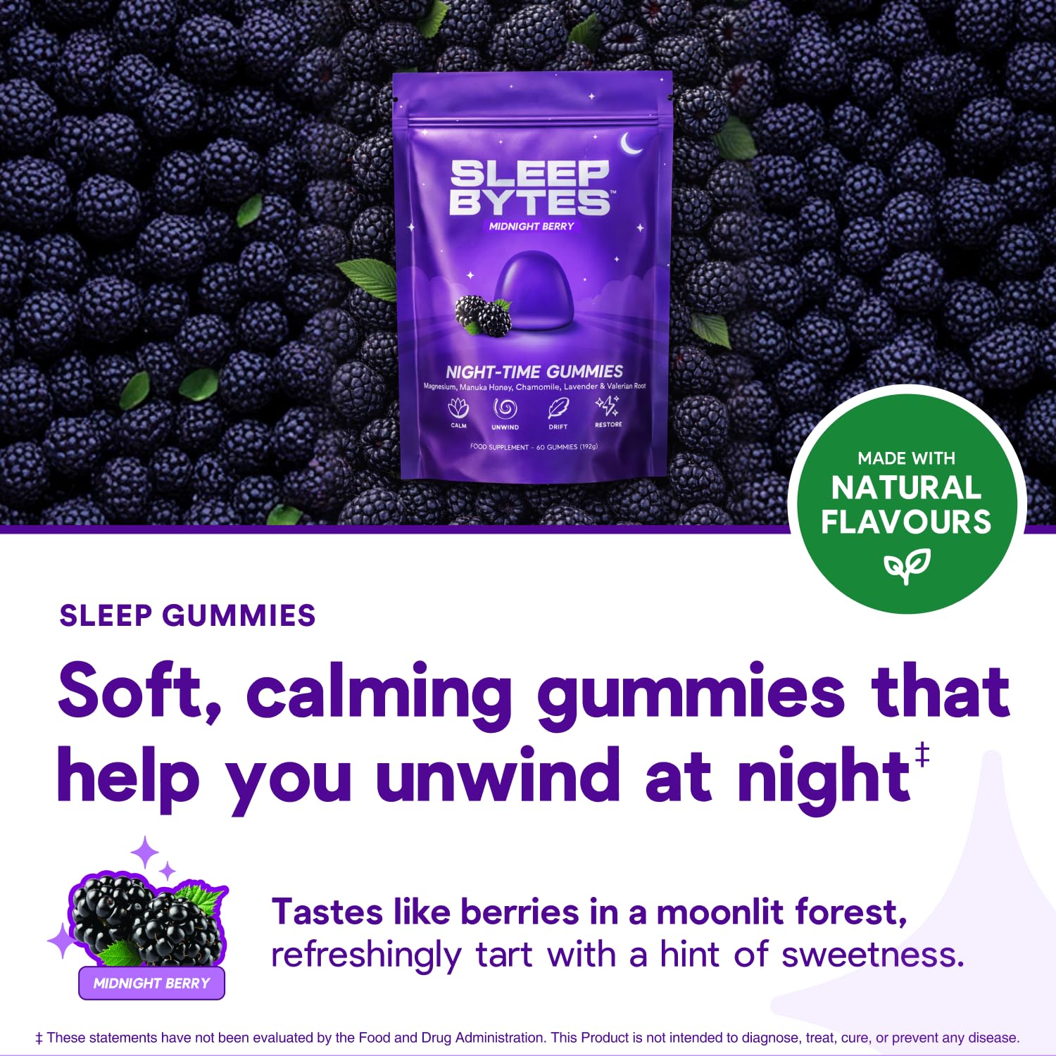 5 mg melatonin gummies with magnesium support