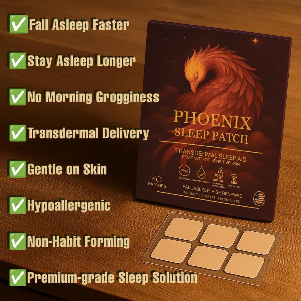 5 mg melatonin patches for better sleep