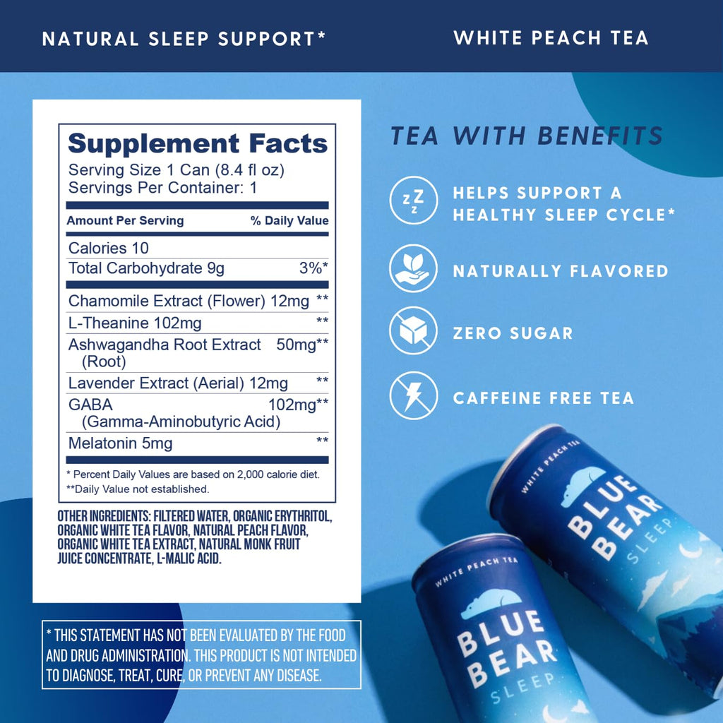 5 mg melatonin sleep aid beverage