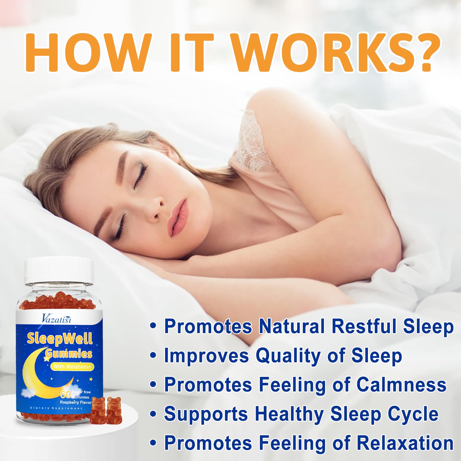 5 mg melatonin sleep support gummies