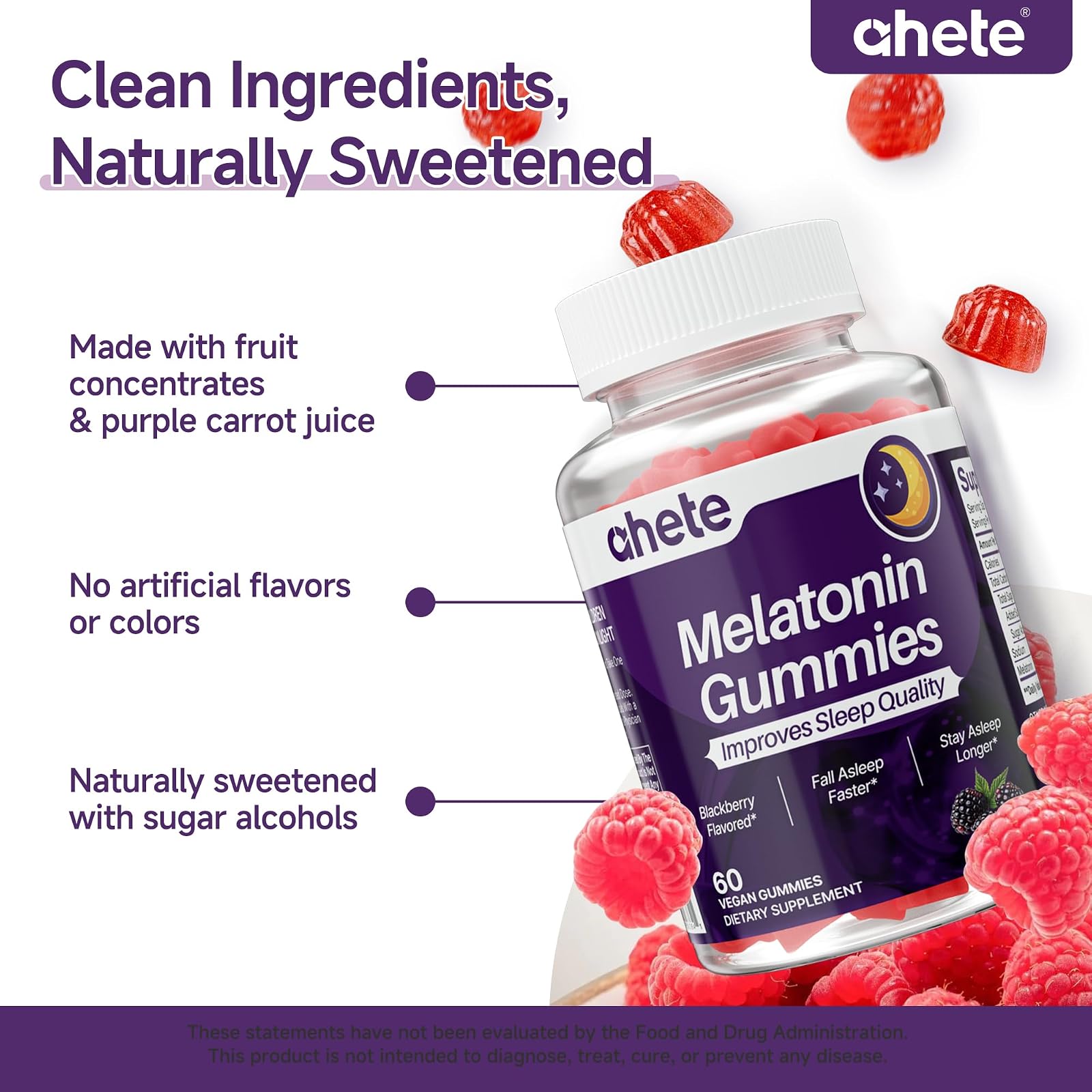 5 mg melatonin sleep support gummies