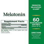 5 mg melatonin softgels for relaxation
