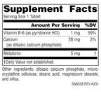 5 mg melatonin tablets for relaxation