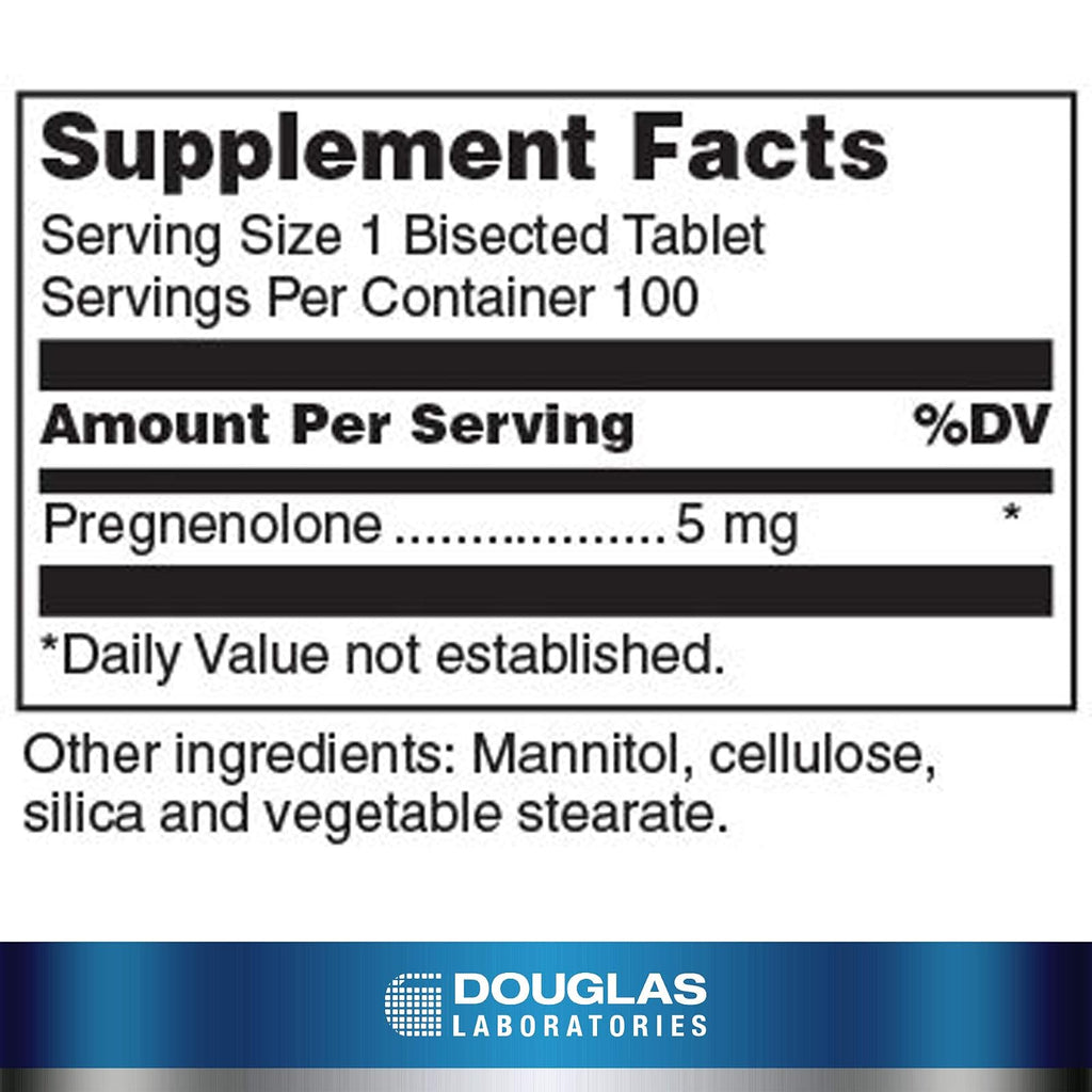 5 mg Pregnenolone multivitamin for energy