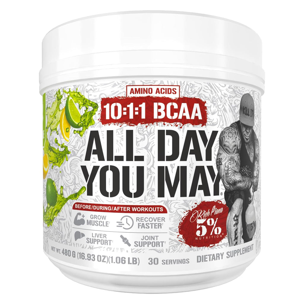 5% Nutrition BCAA powder lemon lime