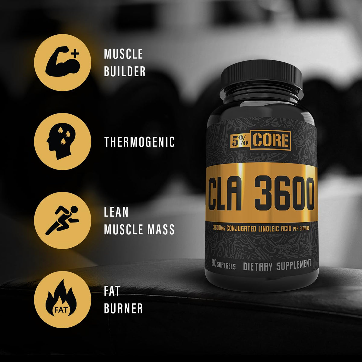 5% Nutrition CLA for muscle definition